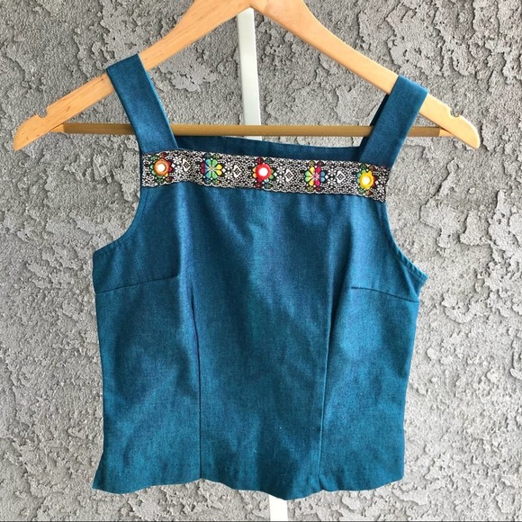 jonathan martin | Tops | Vintage Jonathan Martin Denim Tank Top | Poshmark